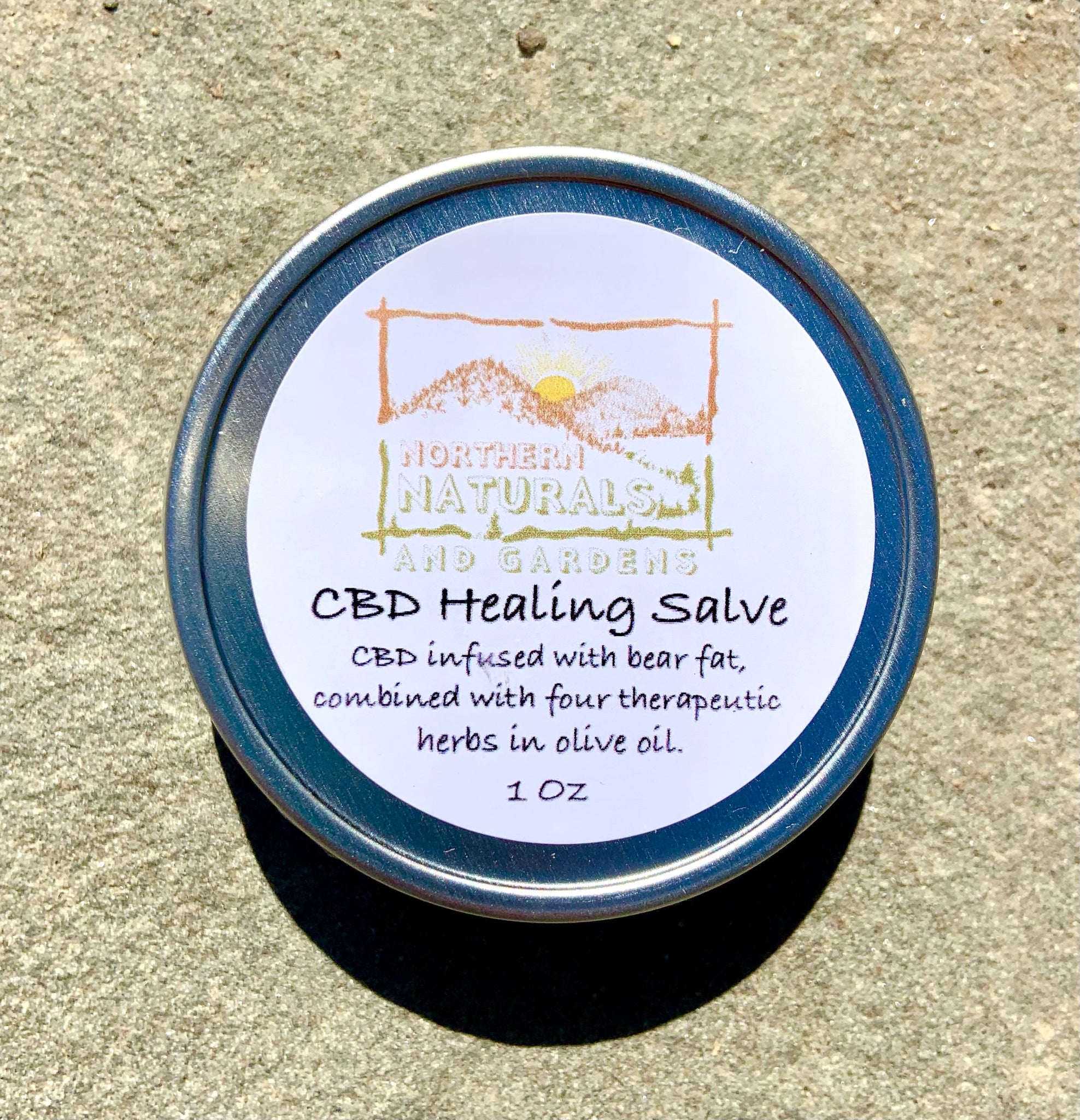 CBD Healing Salve Tin – Northern Naturals and Gardens